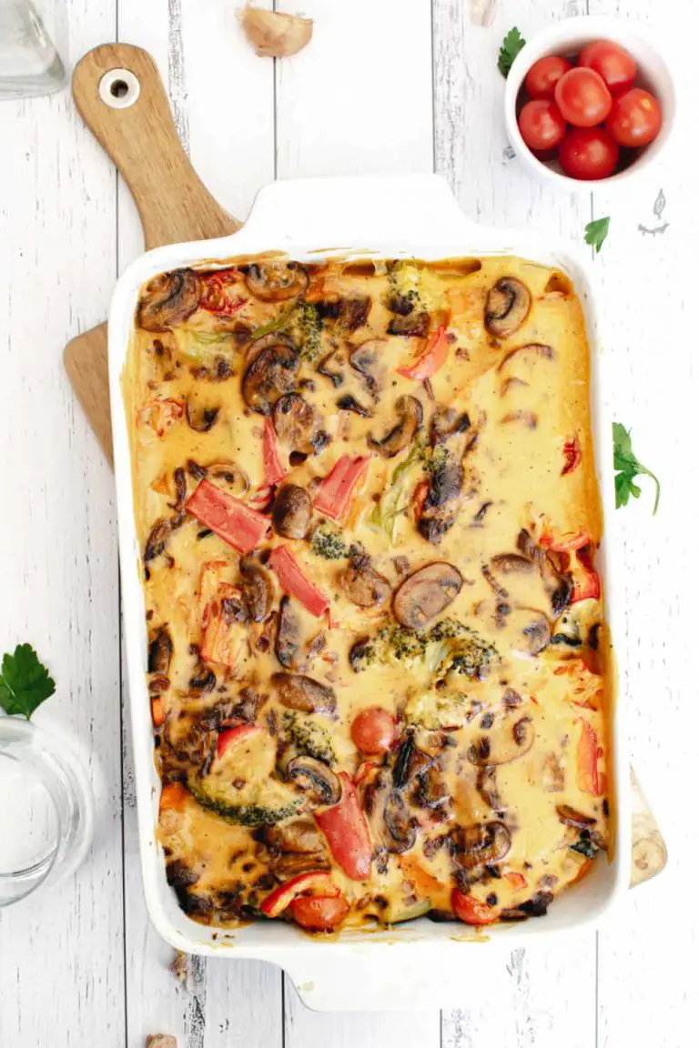 Easy Vegetable Cheese Bake [Vegan] - Plant Prosperous