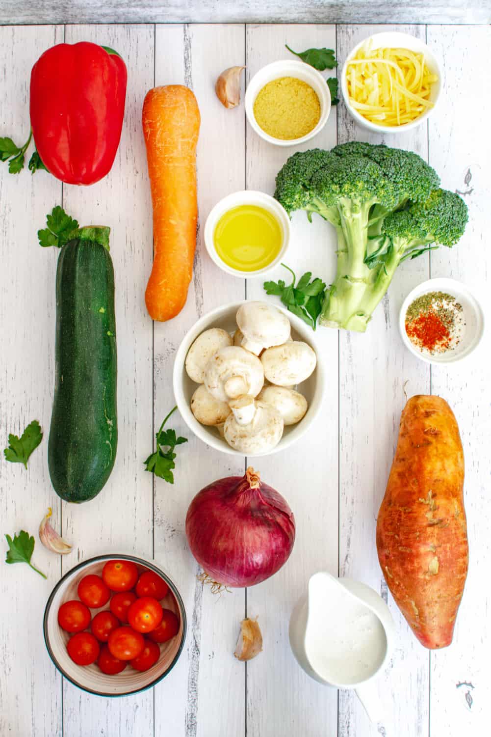 Easy Vegetable Cheese Bake [Vegan] - Plant Prosperous