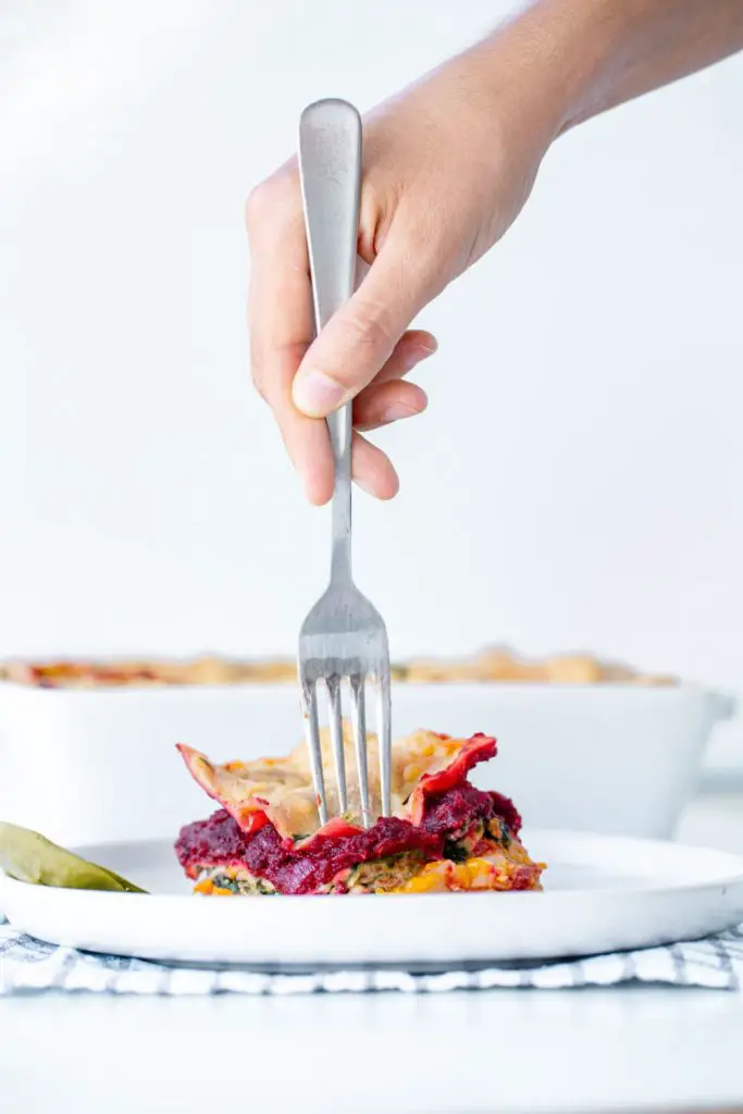 Vegan Rainbow Lasagna With Cashew Ricotta [No Tofu]
