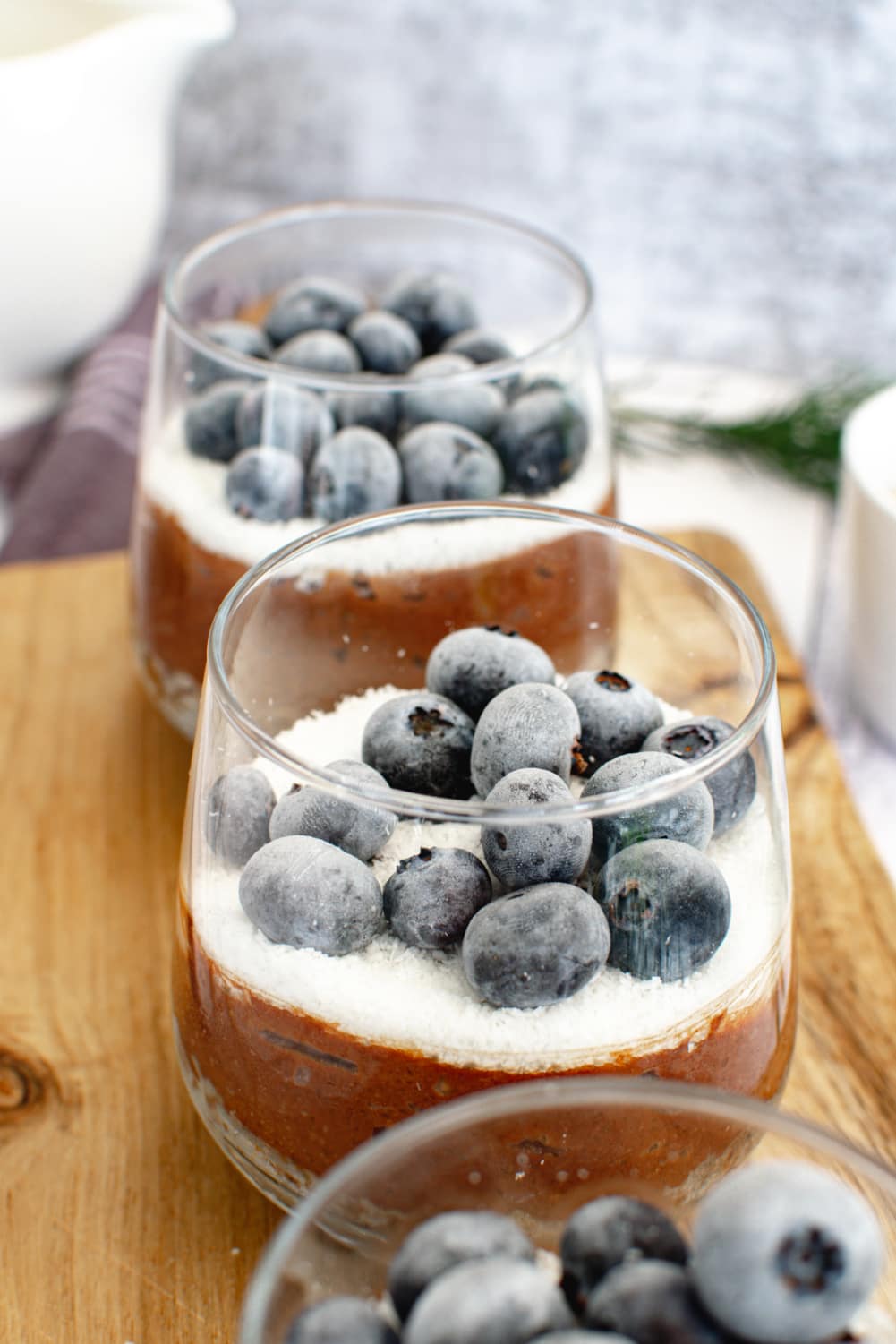 Chocolate Hazelnut Pudding [Pie in a Glass] - Plant Prosperous